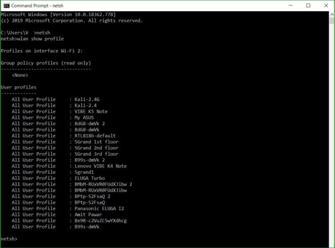 How To Find The WiFi Password Of Your Current Network - Network Rare