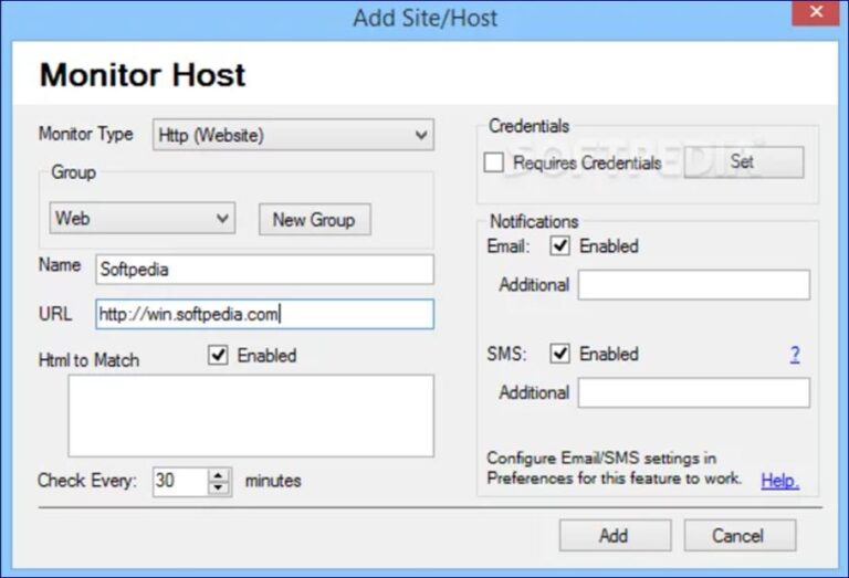 SiteMonitor Enterprise Free Download - Network Rare